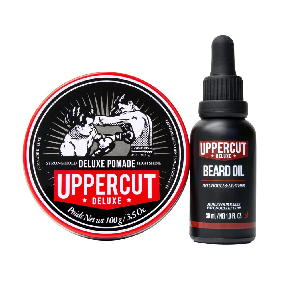 Uppercut Deluxe Hair and Beard Bundle - Deluxe Pomade SAVE $10 – Barber ...